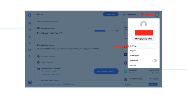 How to configure Coinbase API key and add it to Good Crypto