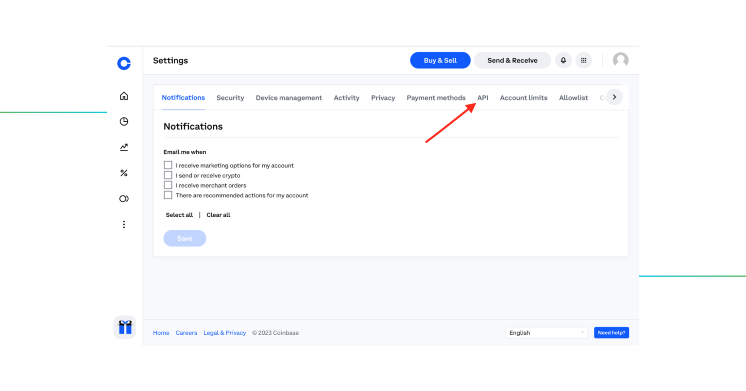 How to configure Coinbase API key and add it to Good Crypto